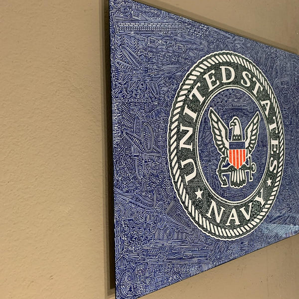 Metal Print - U.S. Navy - Viz Art Ink