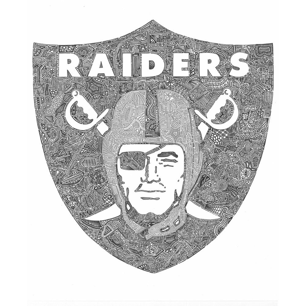 Drawings Of Raiders Logo Raider Nation Podcast Las Vegas Raiders