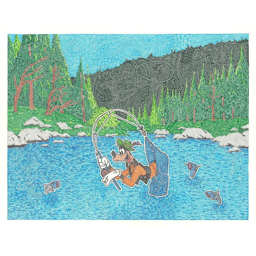 Disney "Fishing for Goofy" - Viz Art Ink